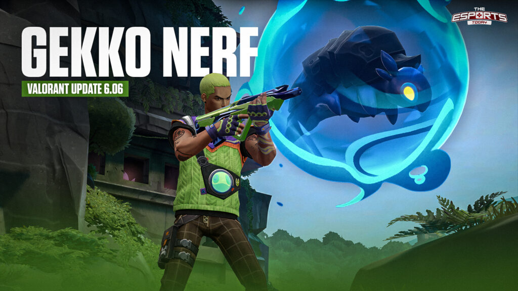 Valorant patch 6.06: Gekko Nerfed Details Revealed